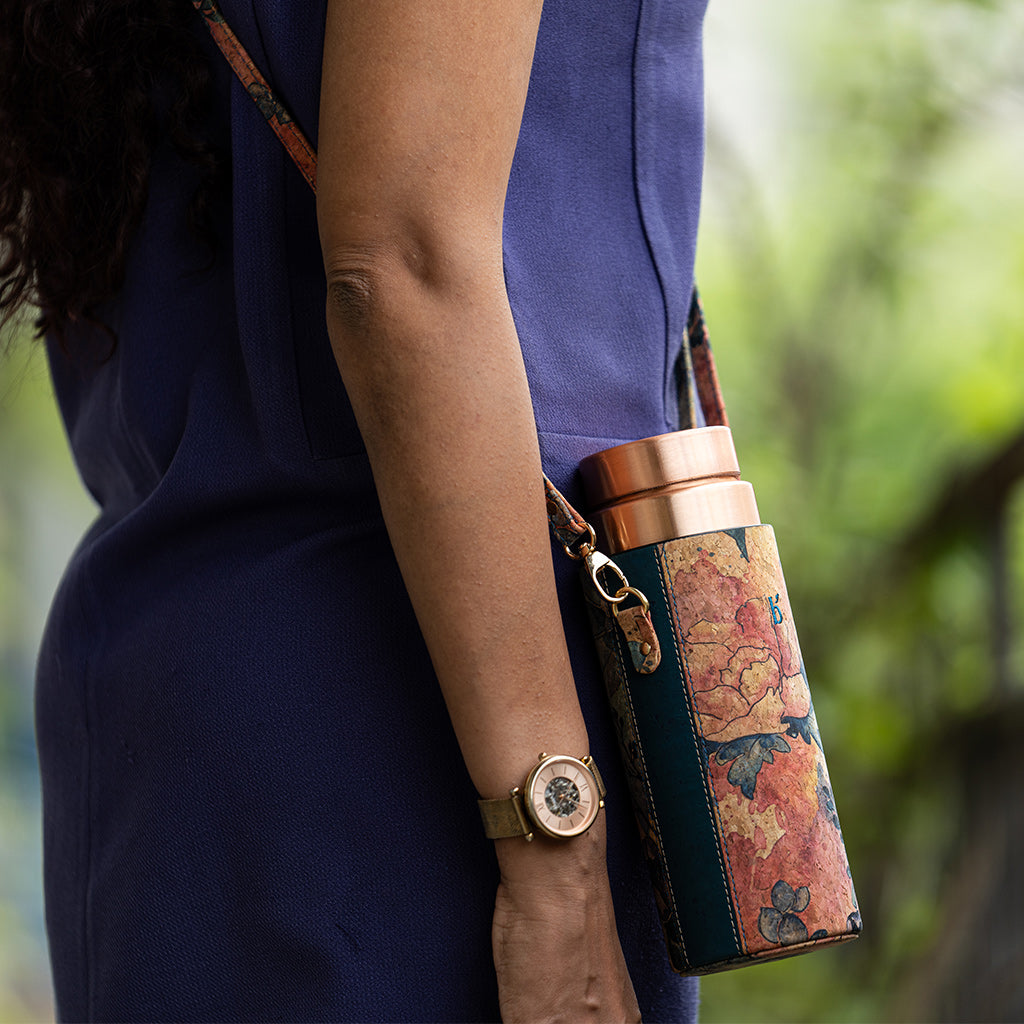 Buy Dhara Cork Bottle Holder Online - Studiobeej