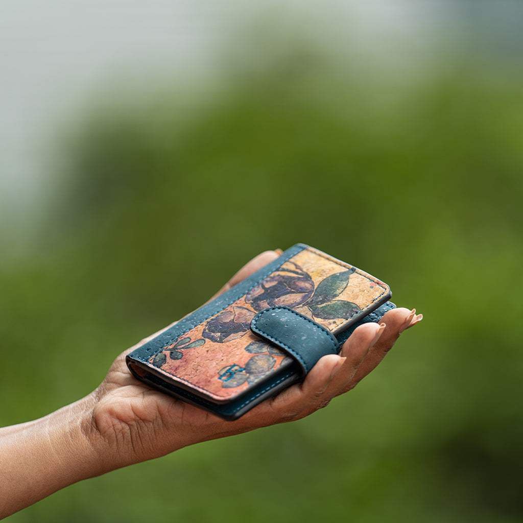Buy Mira Printed Cork Mini Wallets Online - Studiobeej