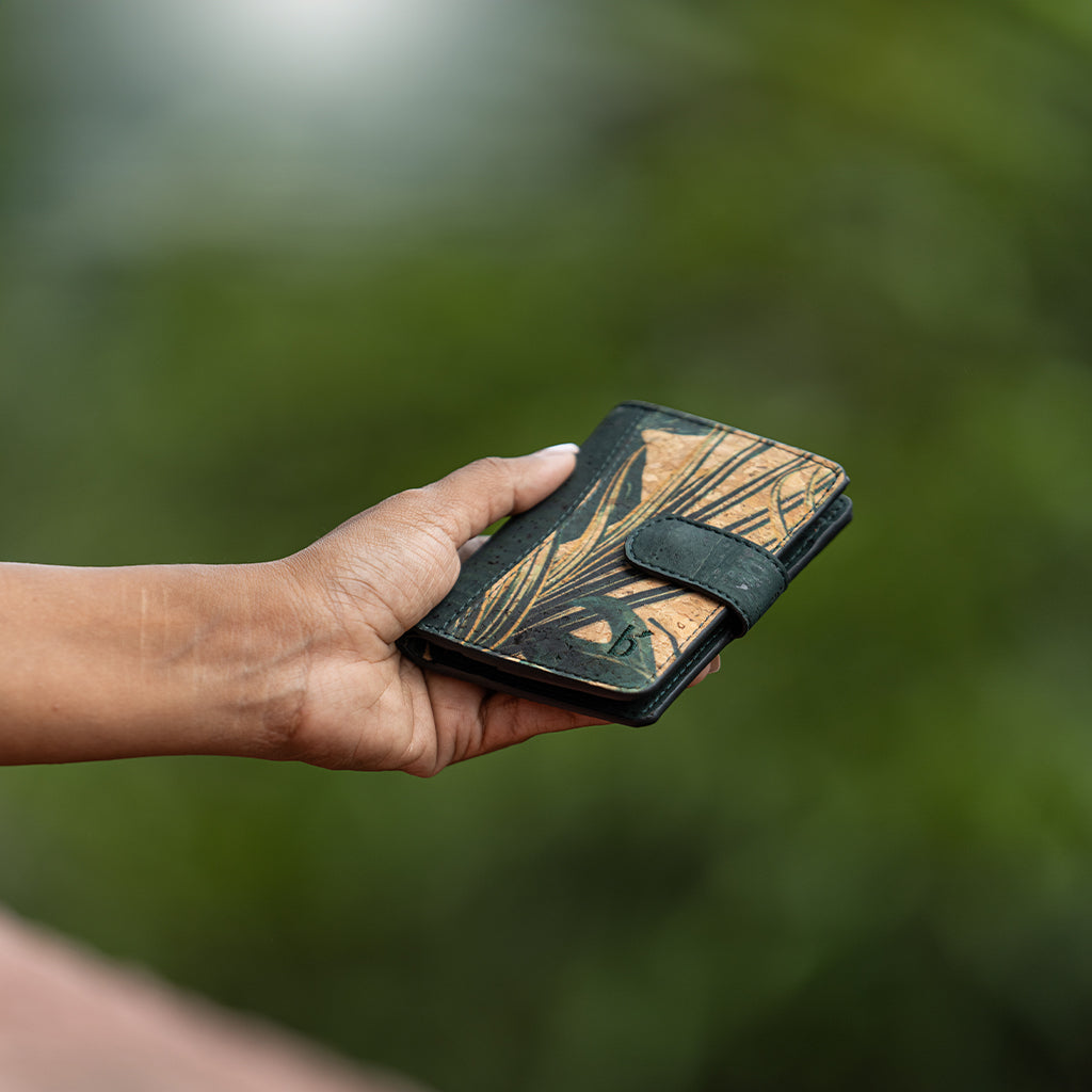 Buy Mira Printed Cork Mini Wallets Online - Studiobeej