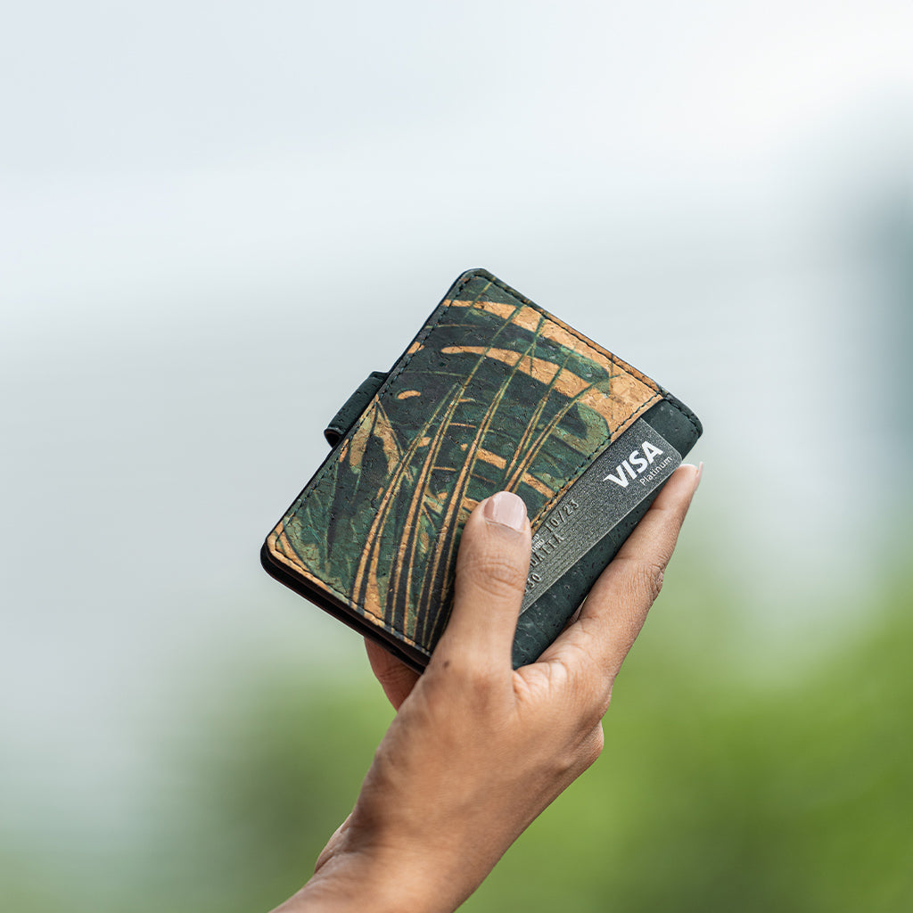 Buy Mira Printed Cork Mini Wallets Online - Studiobeej