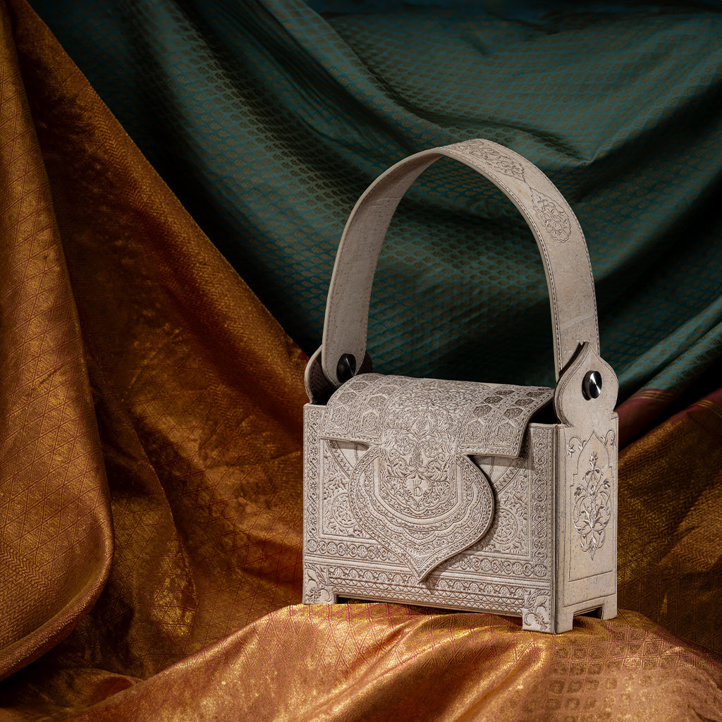 Buy The Naqsh Bag - Slate Grey Online - Studiobeej