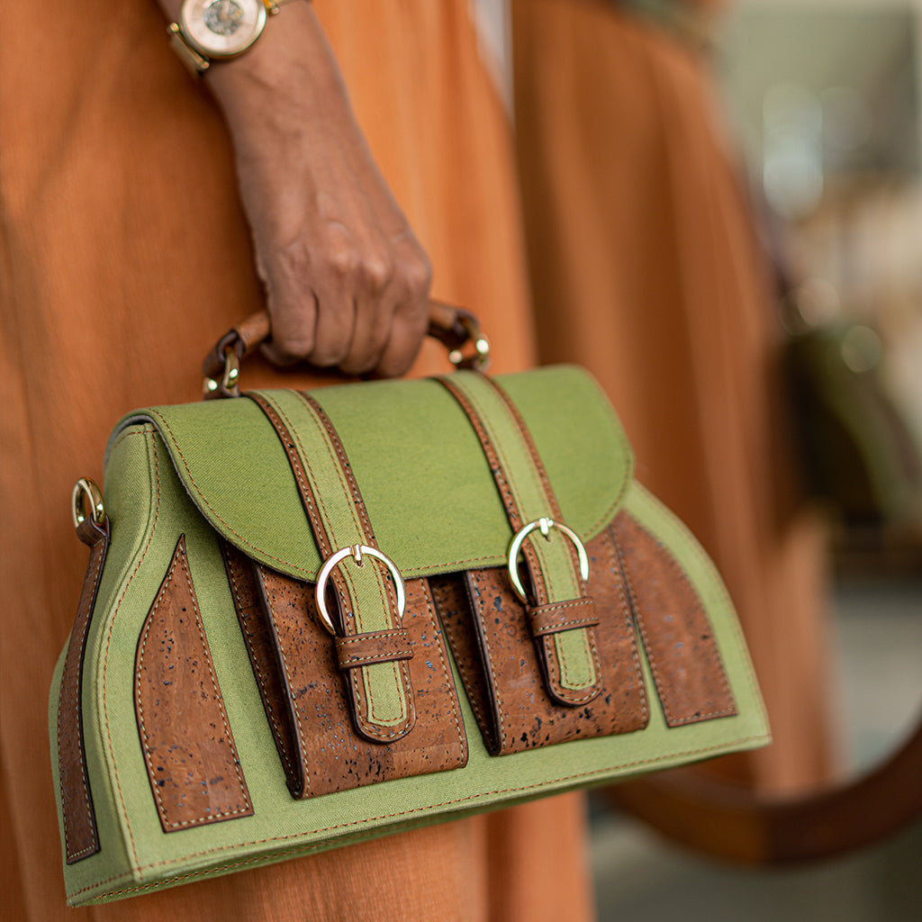 Buy The Daakiya Cork Satchel Online - Studiobeej